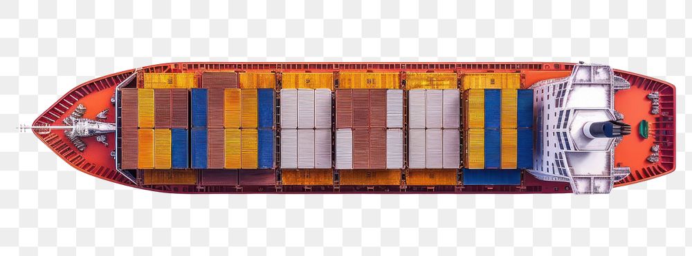 PNG Cargo ship colorful containers | Premium PNG - rawpixel