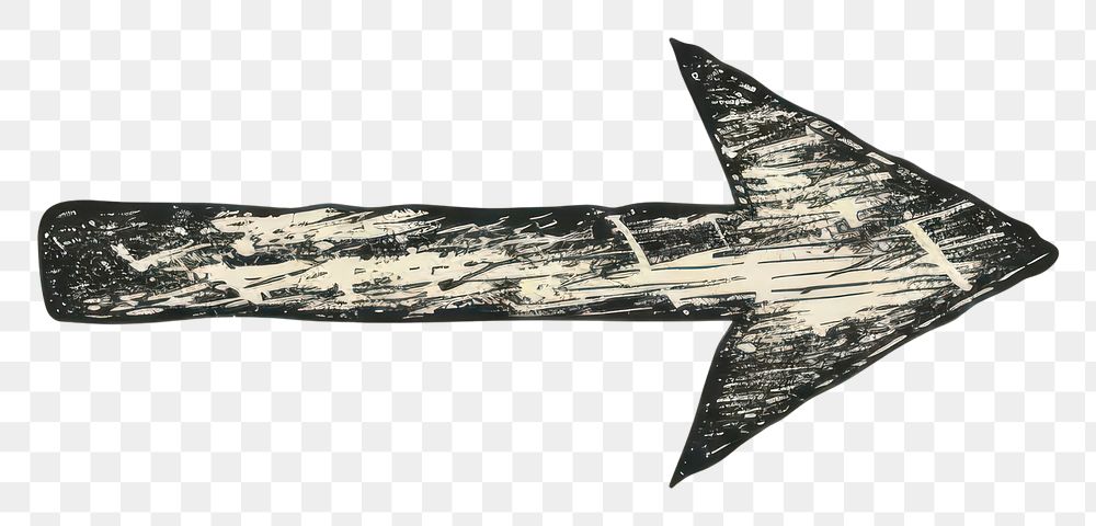 PNG Vintage hand-drawn right arrow | Free PNG - rawpixel