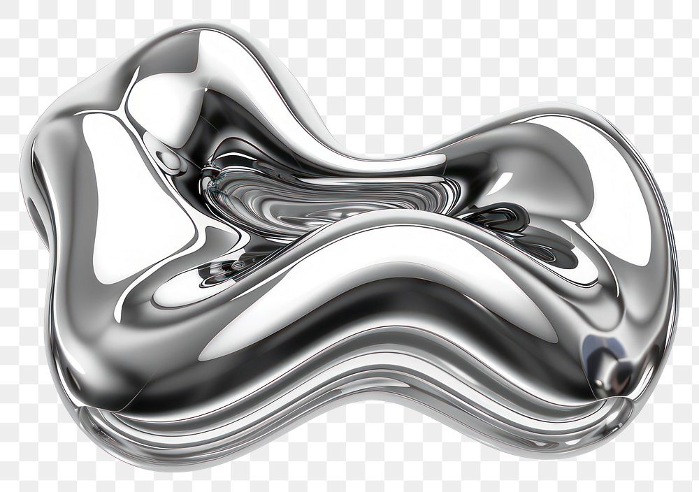 PNG Abstract metallic fluid shape | Free PNG - rawpixel