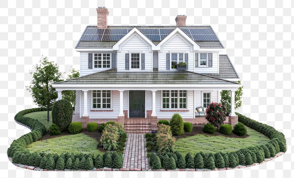 PNG Charming suburban house garden | Premium PNG - rawpixel