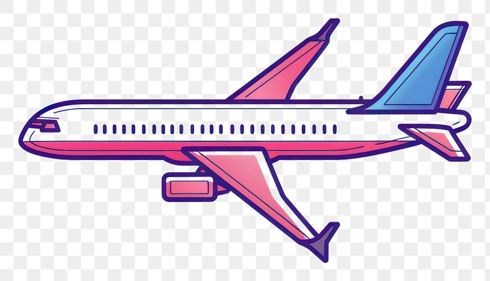 PNG Colorful airplane vector illustration | Free PNG - rawpixel