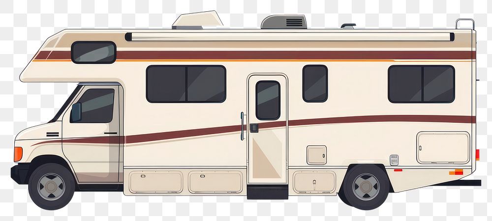 PNG Vintage motorhome illustration details. | Free PNG - rawpixel