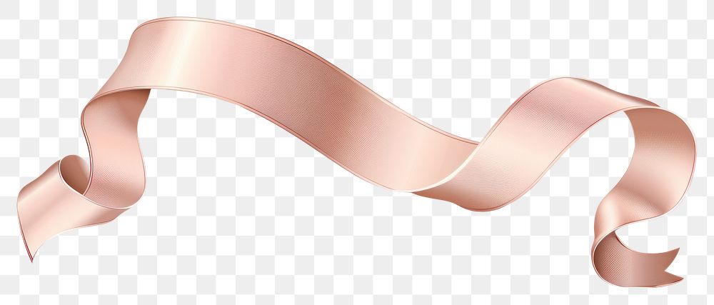PNG Elegant rose gold ribbon | Premium PNG - rawpixel