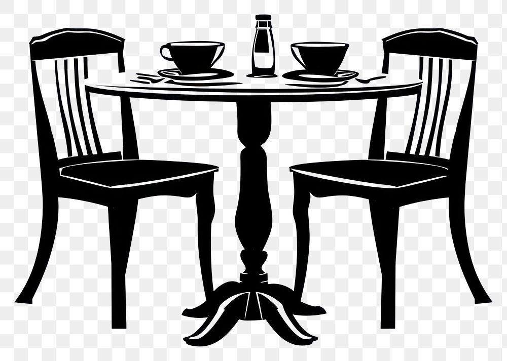 PNG Table silhouette clip art | Free PNG - rawpixel
