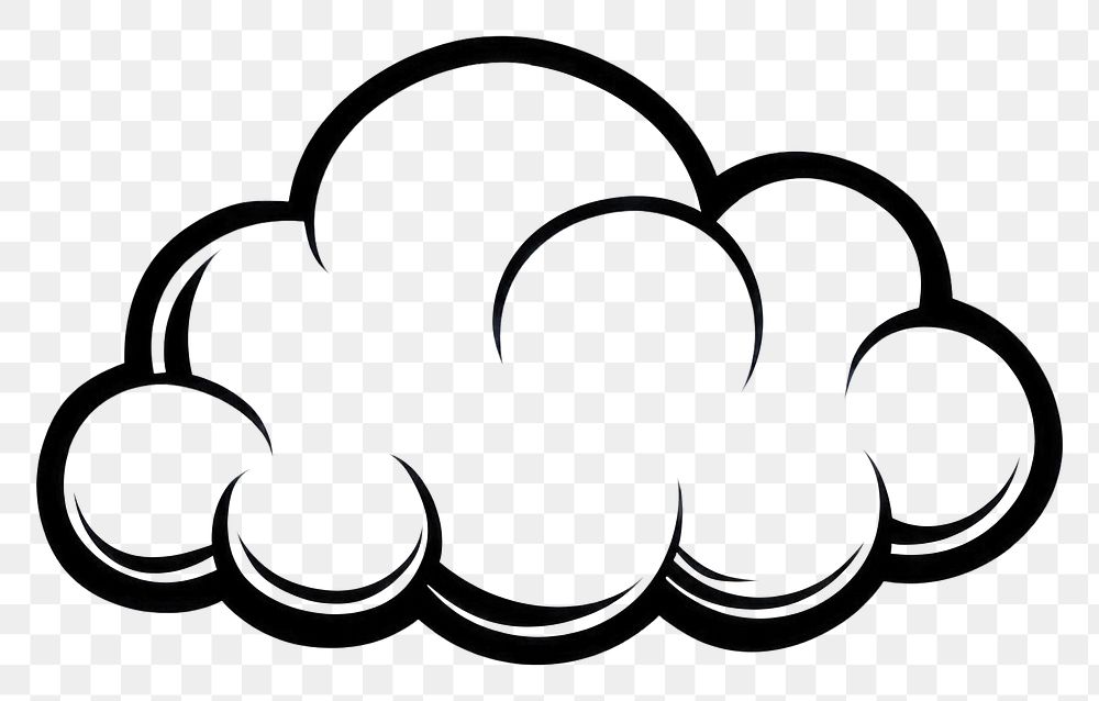PNG Cartoon cloud illustration, simple | Free PNG - rawpixel