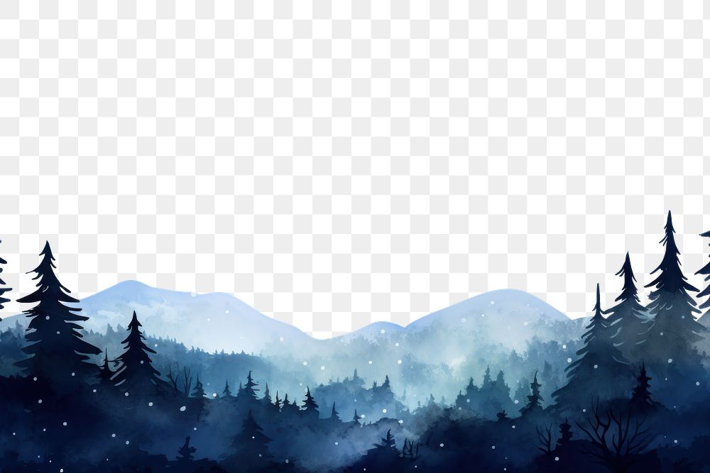 PNG Misty forest mountain landscape | Free PNG - rawpixel