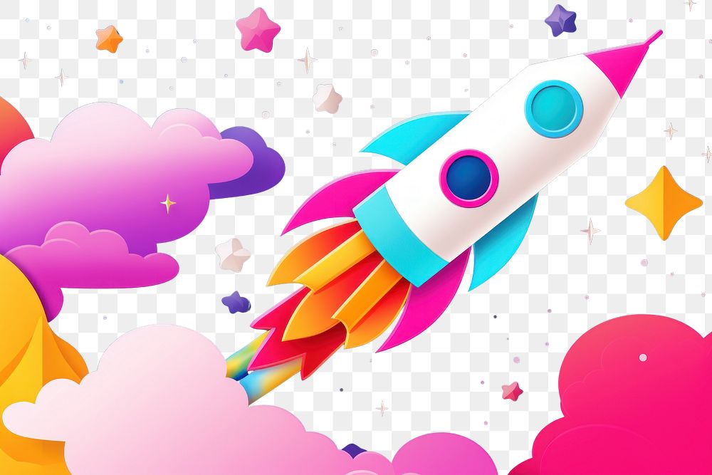 Rocket galaxy art spaceplane spacecraft. | Free PNG - rawpixel