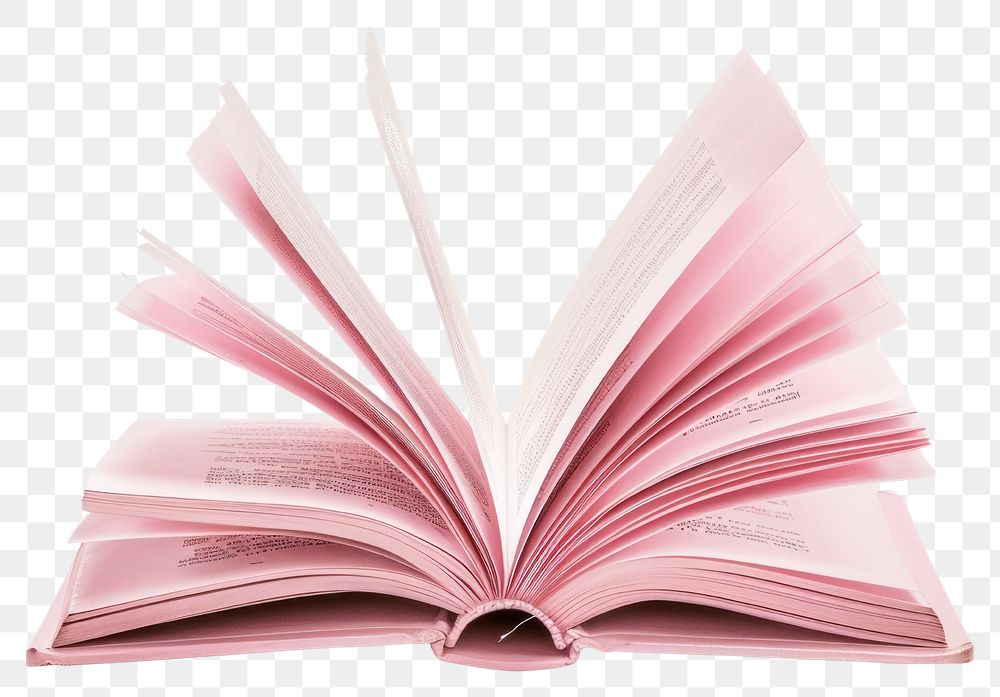 PNG Pink book open pages | Free PNG - rawpixel