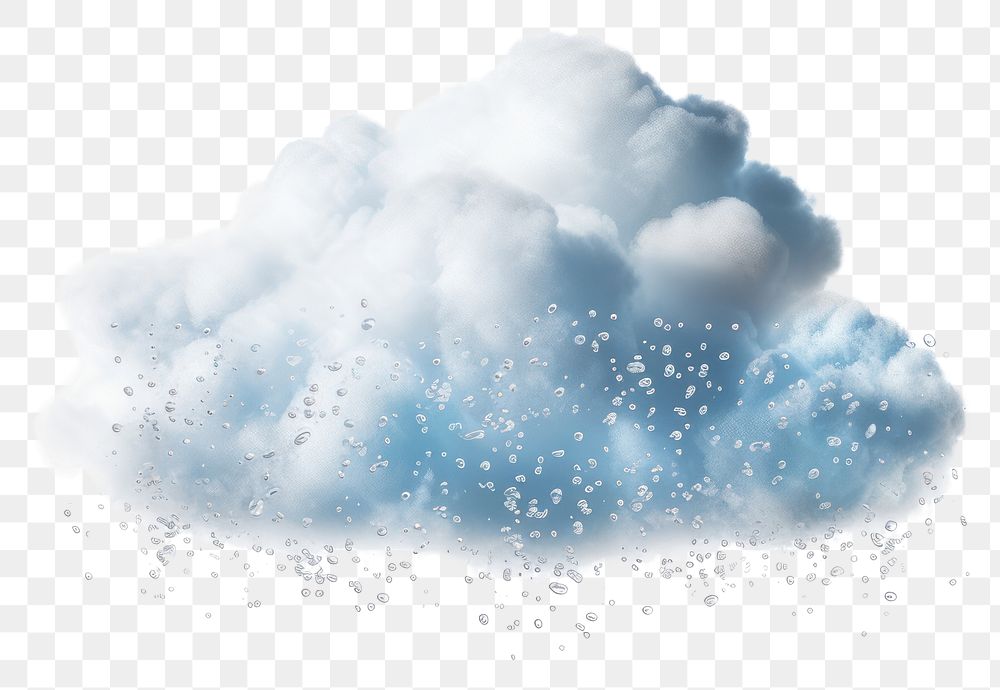 PNG Fluffy cloud falling snow | Free PNG - rawpixel