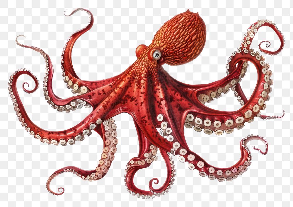 PNG Colorful octopus swirling tentacles | Free PNG - rawpixel