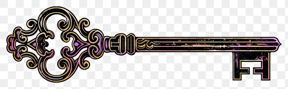 PNG Vintage ornate skeleton key | Premium PNG - rawpixel