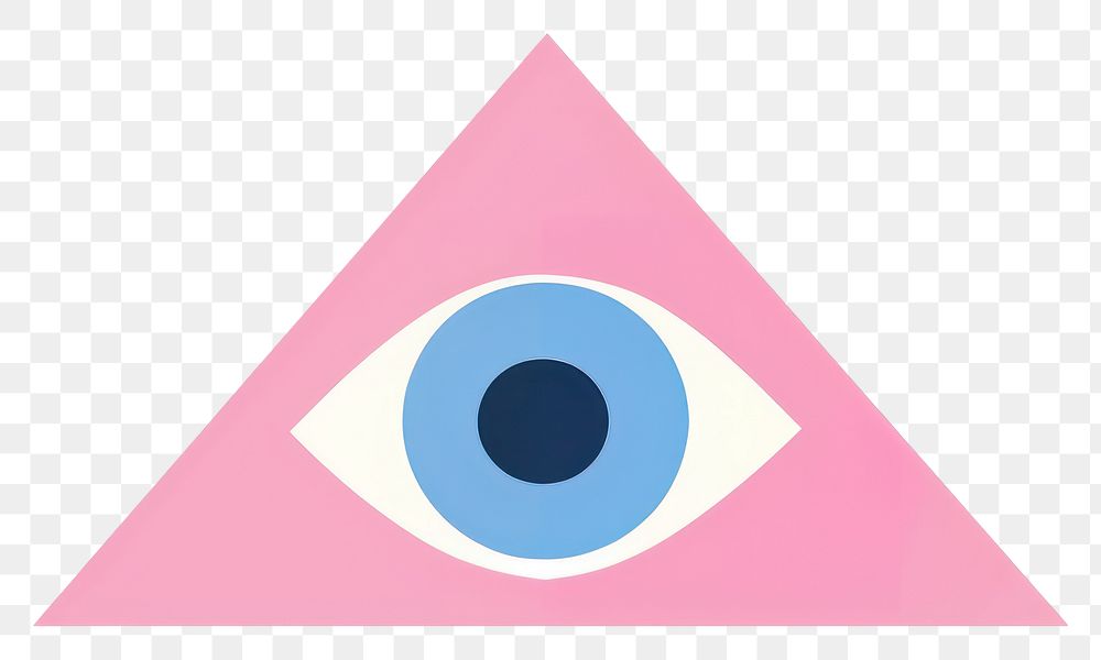 PNG Eye pink triangle symbol | Free PNG - rawpixel