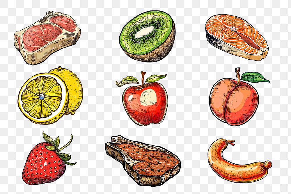 PNG Hand drawn food element | Free PNG - rawpixel