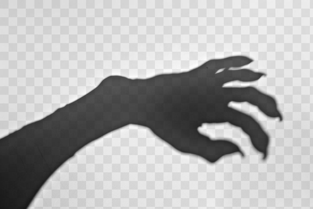 PNG Shadow hand reaching | Premium PNG - rawpixel