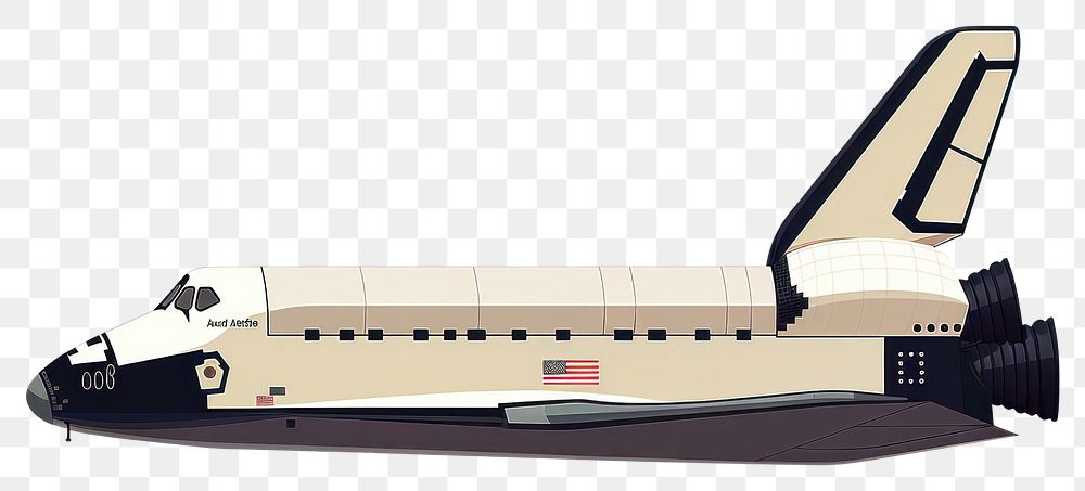 Space shuttle side view illustration | Free PNG - rawpixel