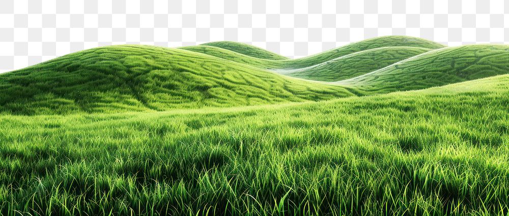 PNG Lush green rolling hills | Free PNG - rawpixel