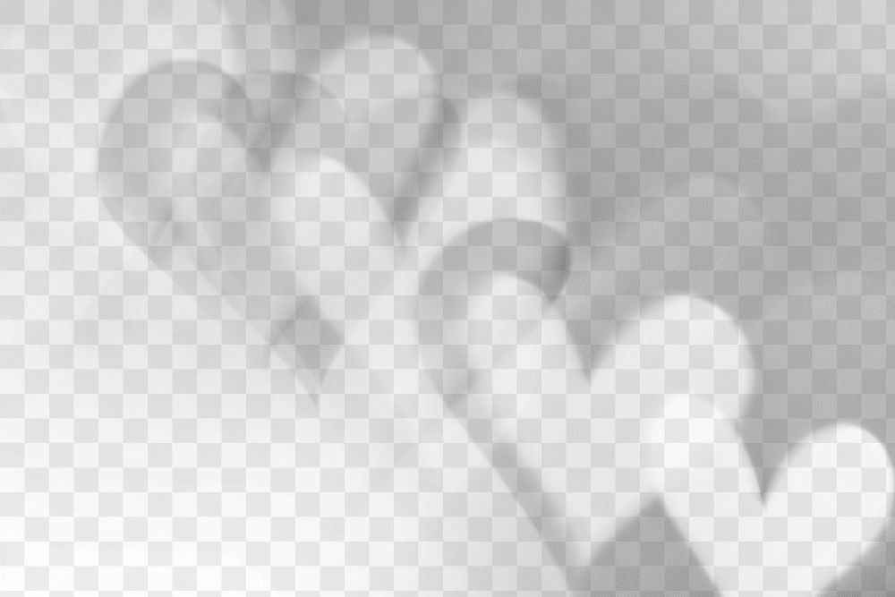 PNG Abstract hearts soft shadows | Free PNG - rawpixel