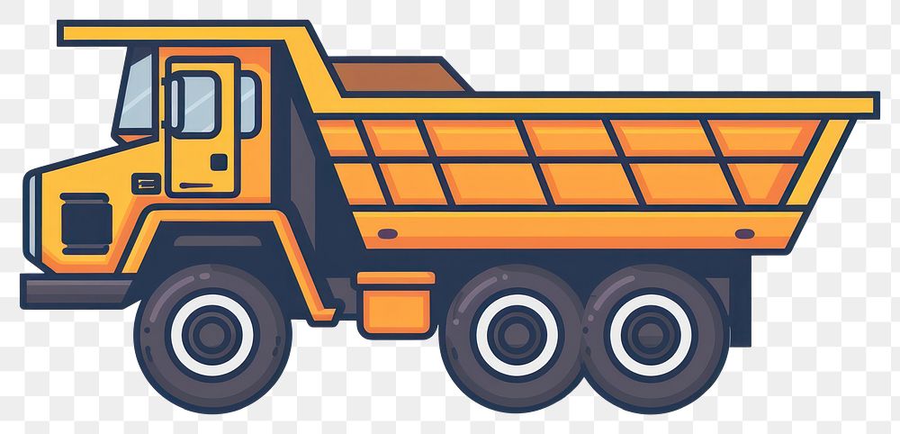 PNG Colorful dump truck illustration | Free PNG - rawpixel