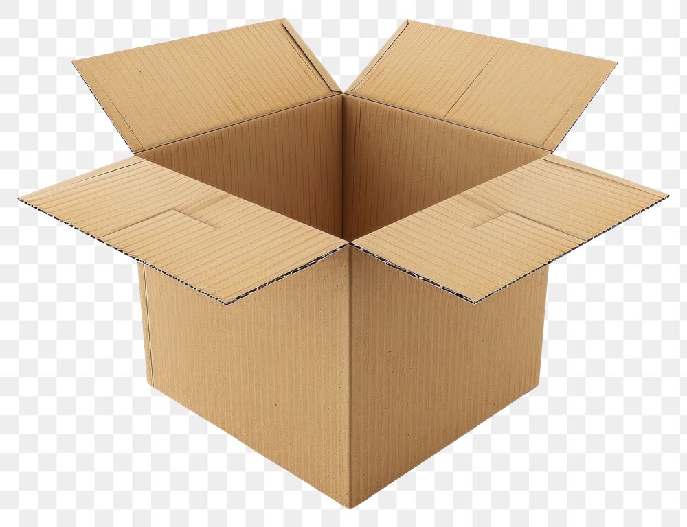 PNG Open cardboard box white | Free PNG - rawpixel