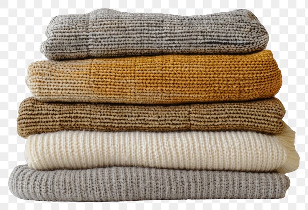 PNG Cozy knitted blankets stack | Free PNG - rawpixel