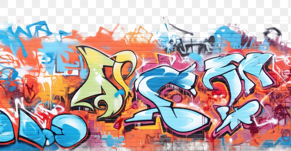 PNG urban graffiti art border, | Premium PNG - rawpixel