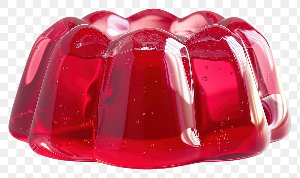 PNG Red gelatin dessert plate | Free PNG - rawpixel