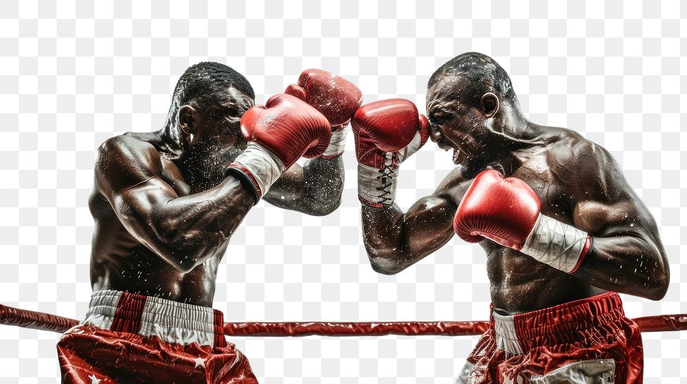 PNG Intense boxing match action | Free PNG - rawpixel