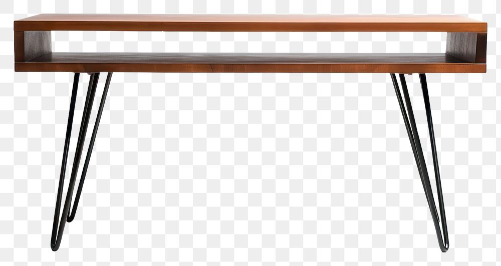 PNG Modern minimalist wooden console | Free PNG - rawpixel