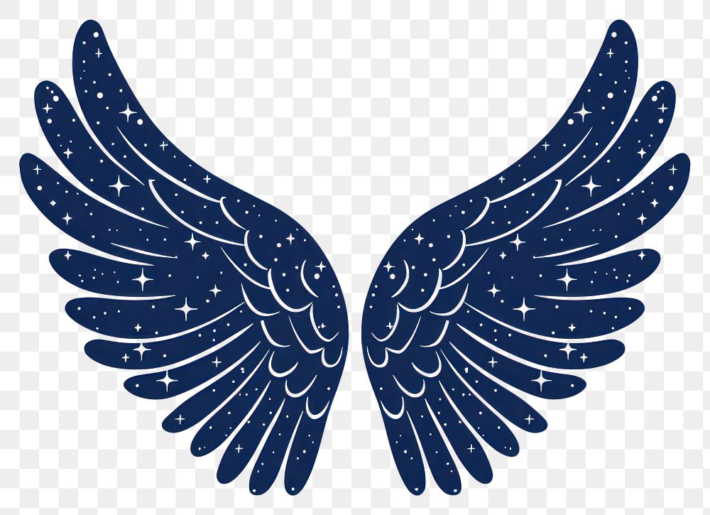 PNG Celestial wings illustration stars | Free PNG - rawpixel