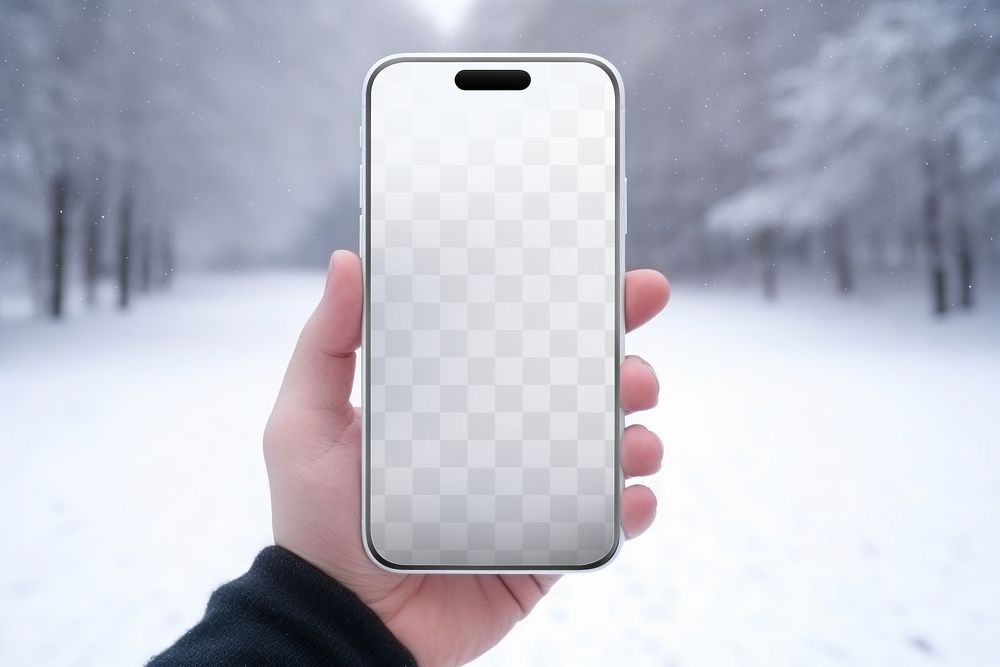 PNG phone screen mockup, transparent | Free PNG - rawpixel