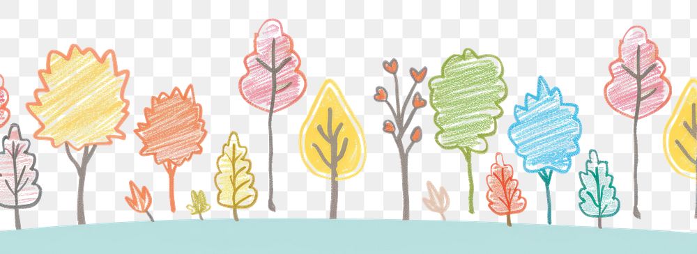 PNG Tree border drawing doodle | Free PNG - rawpixel