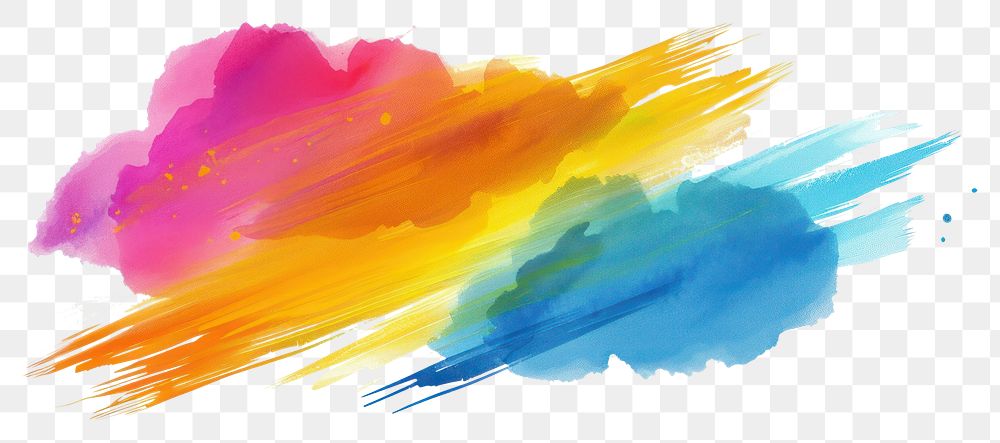 Vibrant watercolor abstract art | Free PNG - rawpixel