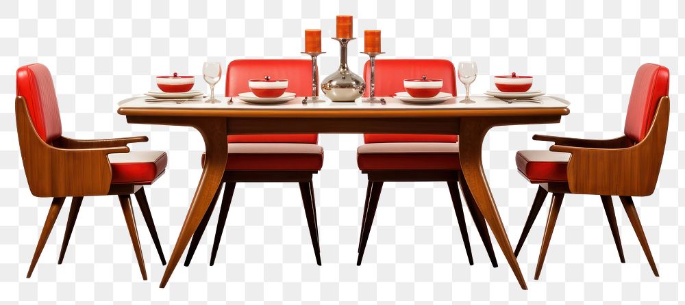 PNG Dining set table architecture | Free PNG - rawpixel