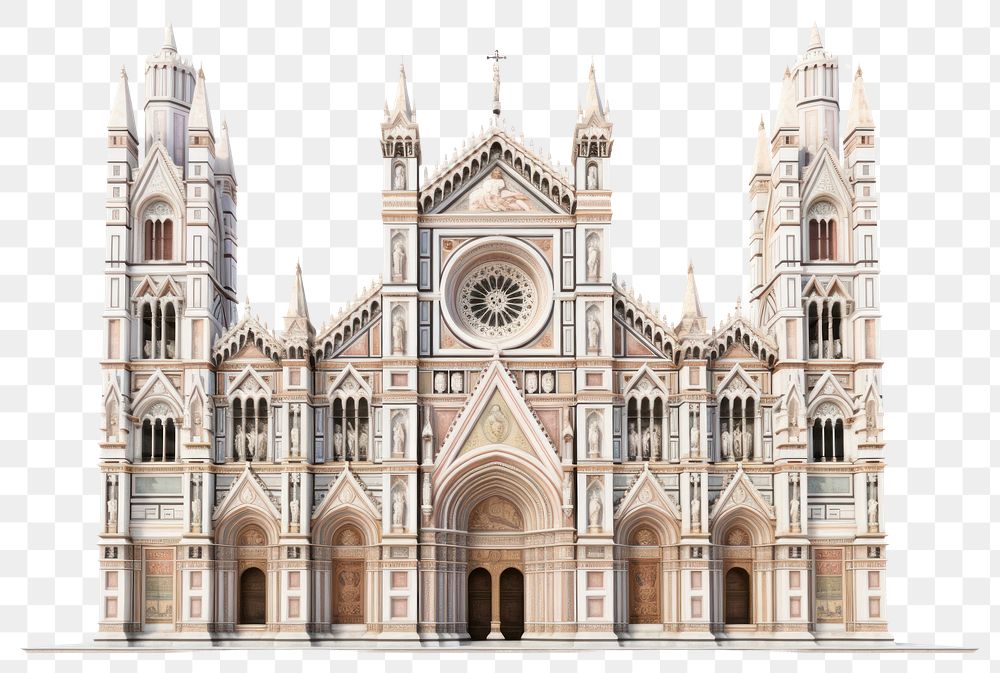 PNG Gothic cathedral architectural masterpiece | Free PNG - rawpixel
