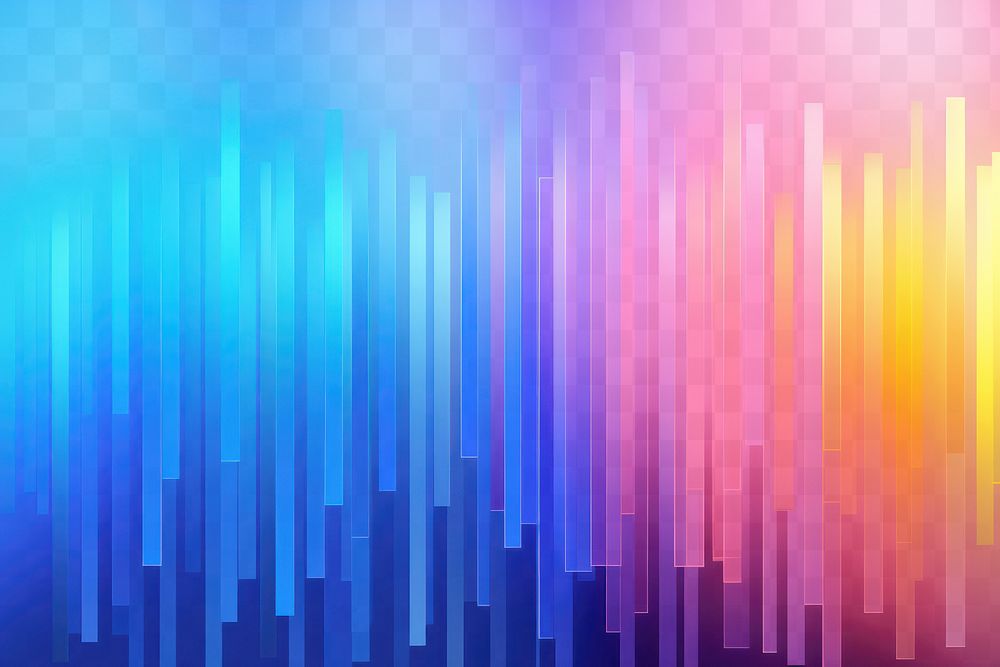 PNG Colorful gradient vertical bars, | Free PNG - rawpixel
