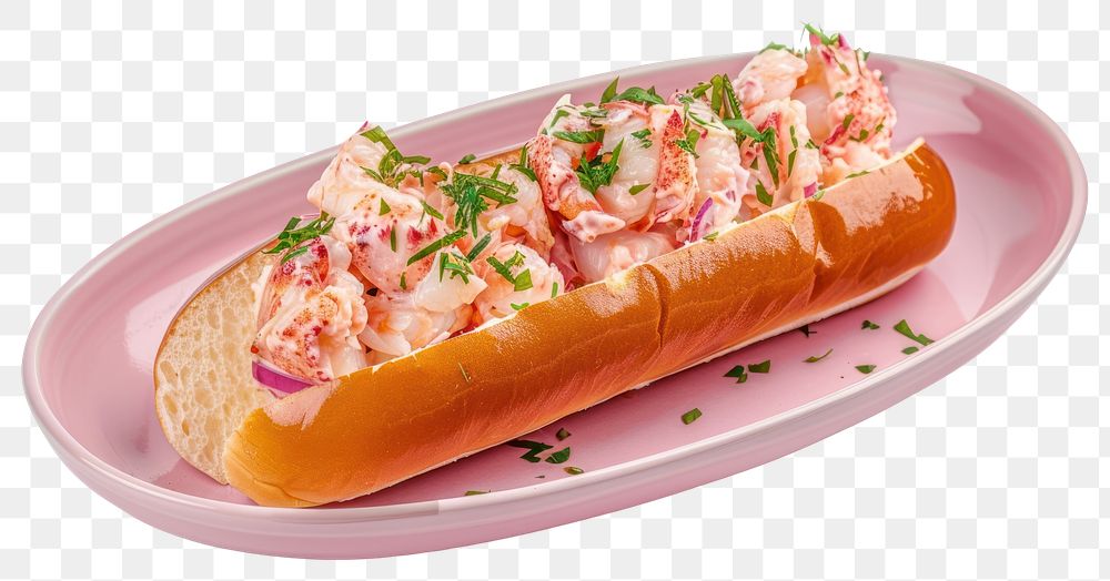 PNG Delicious lobster roll plate | Free PNG - rawpixel