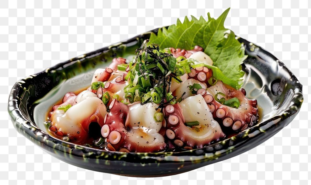 PNG Japanese dish raw octopus | Free PNG - rawpixel