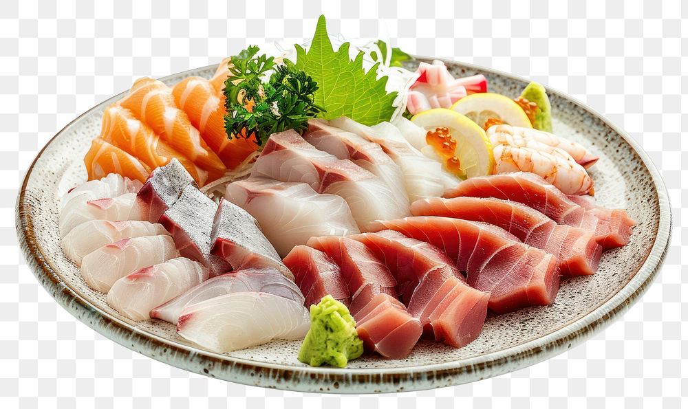 PNG Fresh assorted sashimi platter | Free PNG - rawpixel