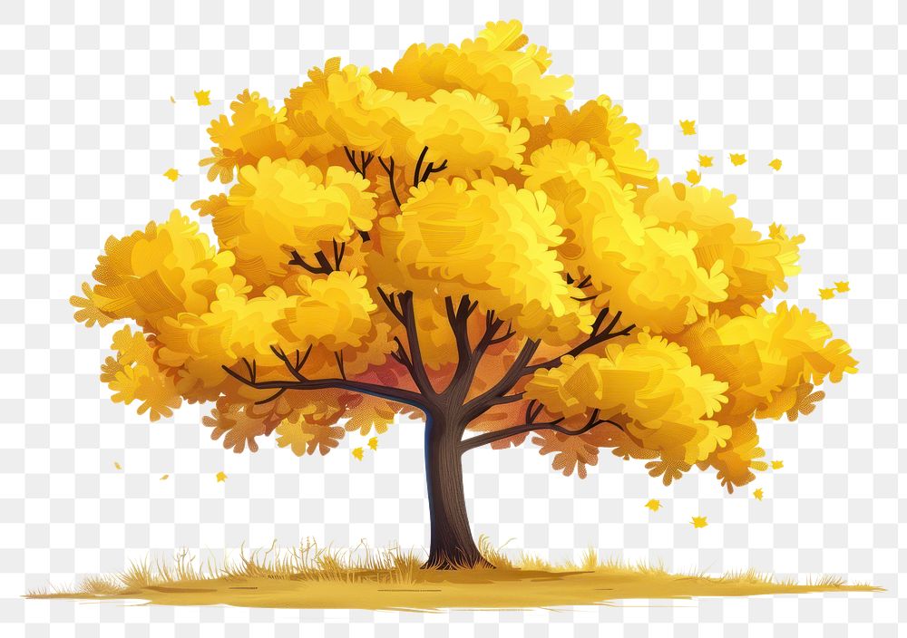 PNG Vibrant autumn tree illustration | Free PNG - rawpixel