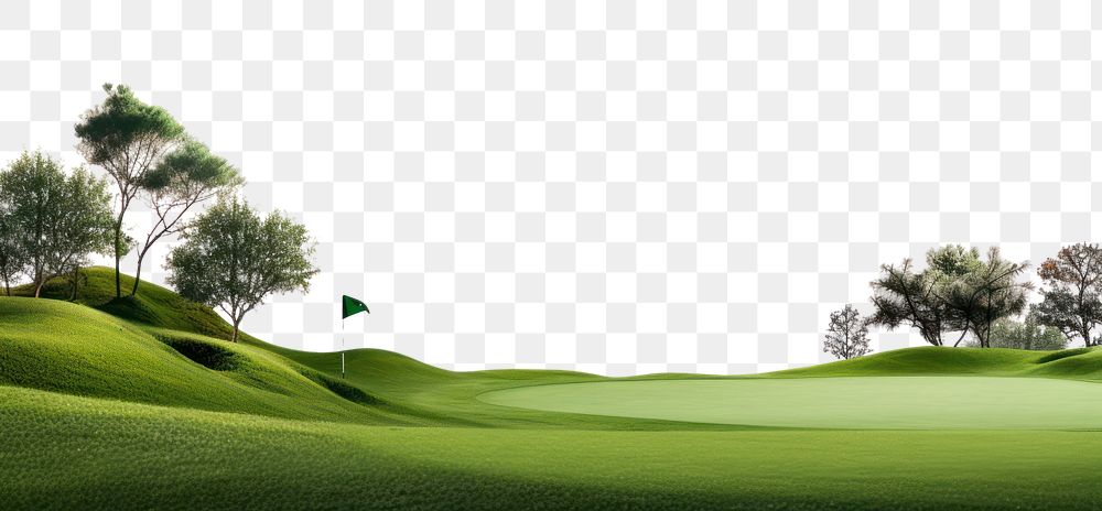 PNG Serene golf course landscape | Free PNG - rawpixel