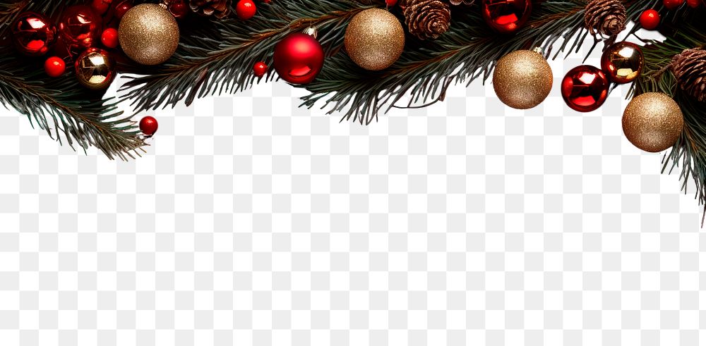 PNG Christmas border, transparent background | Free PNG - rawpixel