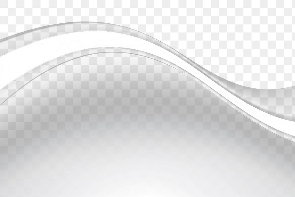 PNG elegant gray wave, transparent | Free PNG - rawpixel