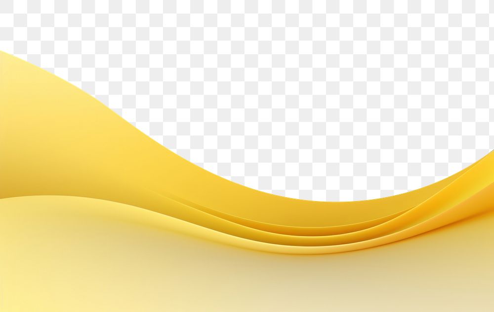 PNG abstract yellow wave border, | Free PNG - rawpixel