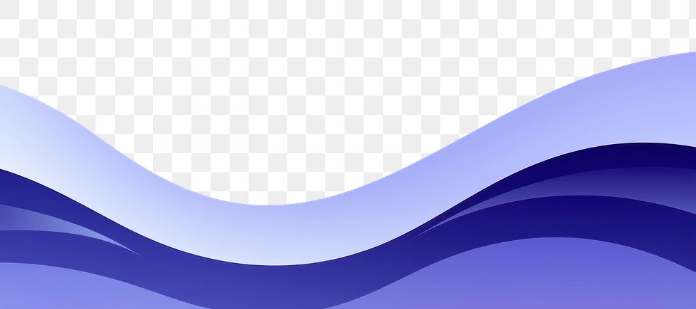 PNG Abstract blue wave border, | Free PNG - rawpixel