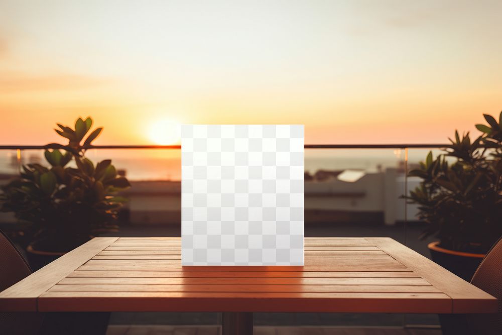 PNG restaurant tabletop menu sign | Free PNG - rawpixel