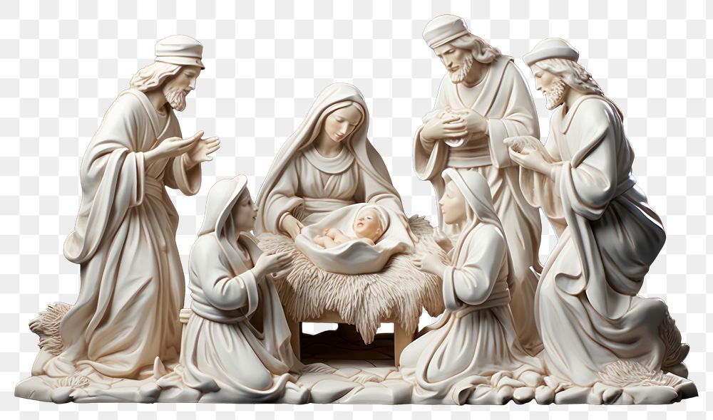 PNG Nativity scene figurine, transparent | Free PNG - rawpixel