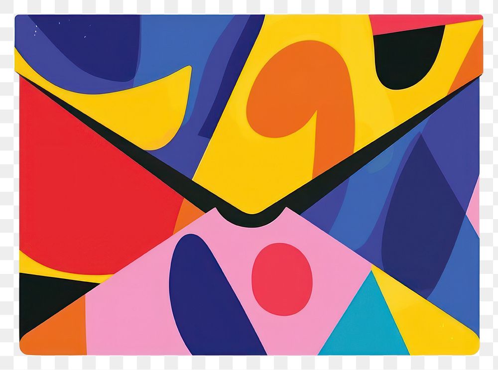 PNG Colorful abstract envelope illustration | Free PNG - rawpixel
