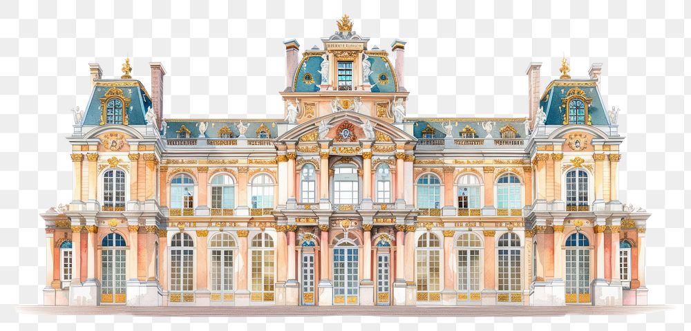 PNG Paris palace Versailles architecture | Free PNG - rawpixel
