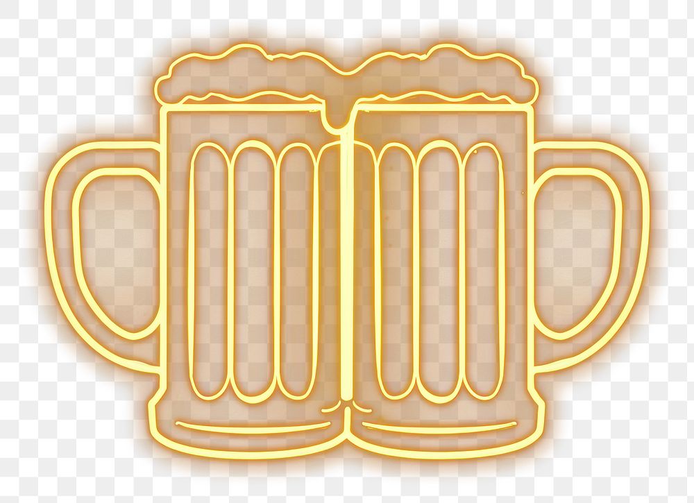 PNG Neon beer mugs cheers | Free PNG - rawpixel