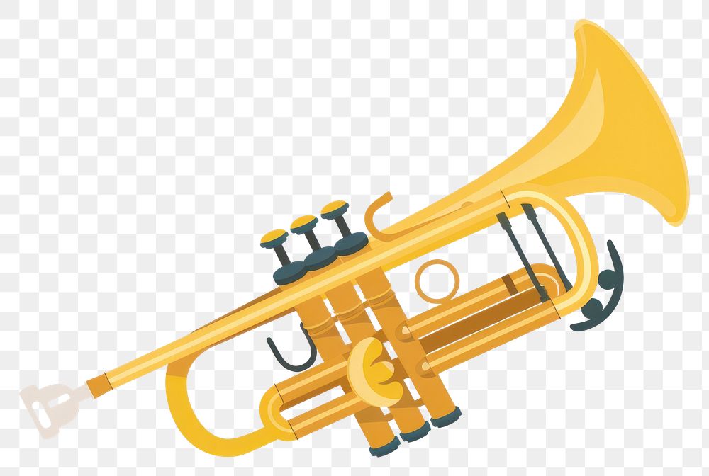 PNG Brass trumpet musical instrument | Free PNG - rawpixel